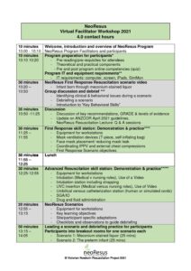 Virtual Facilitator Workshop Program | NeoResus